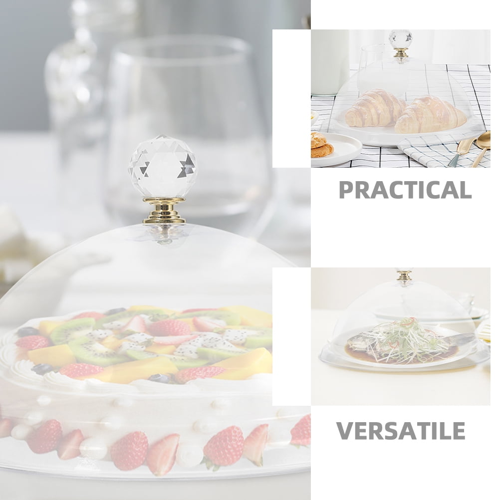 DIAEDGE Cake Dome Cover Clear Dessert Snack Cover Food Cover Clear ...