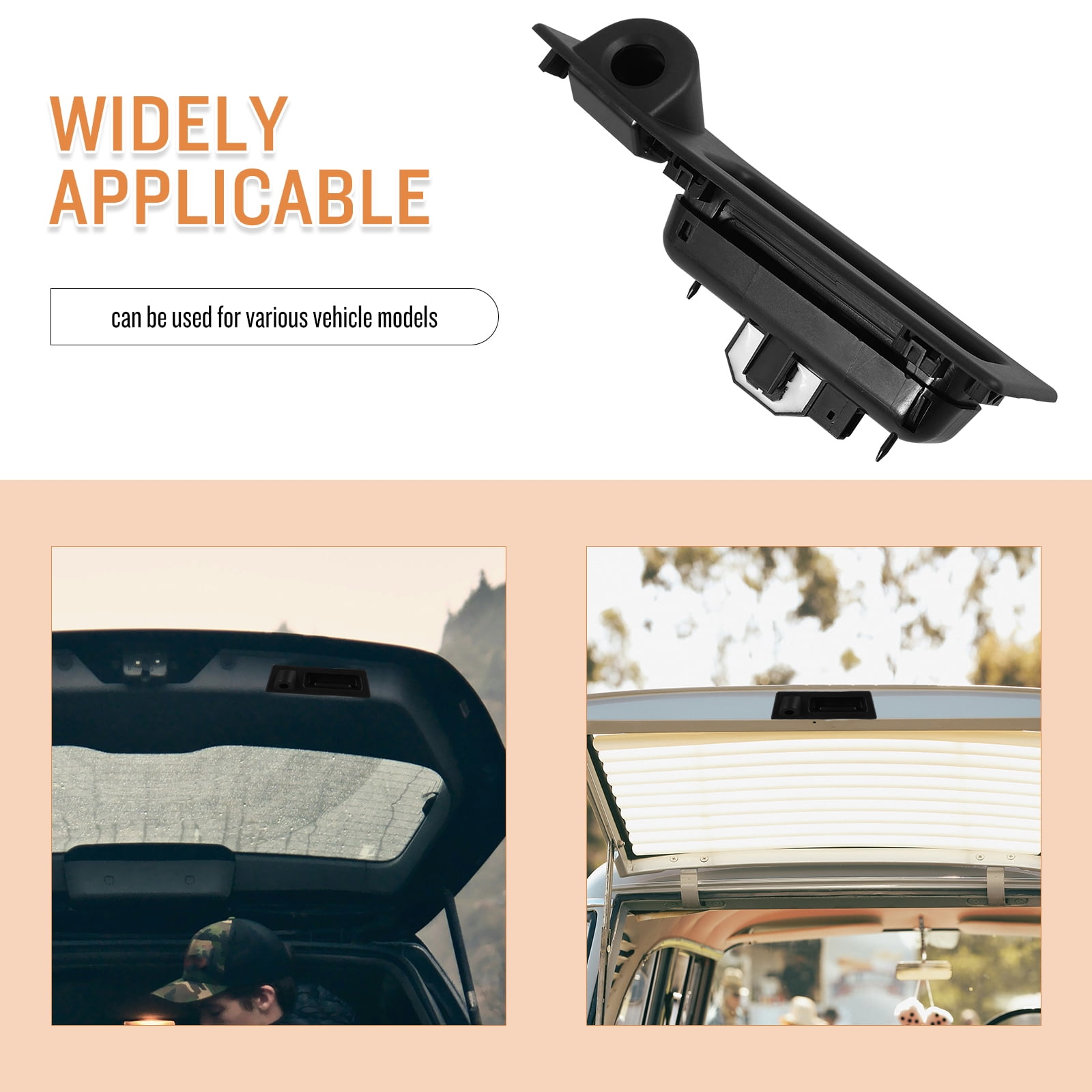 DIAEDGE Car Trunk Handle Rear Trunk Door Handle Replacement Automotive ...