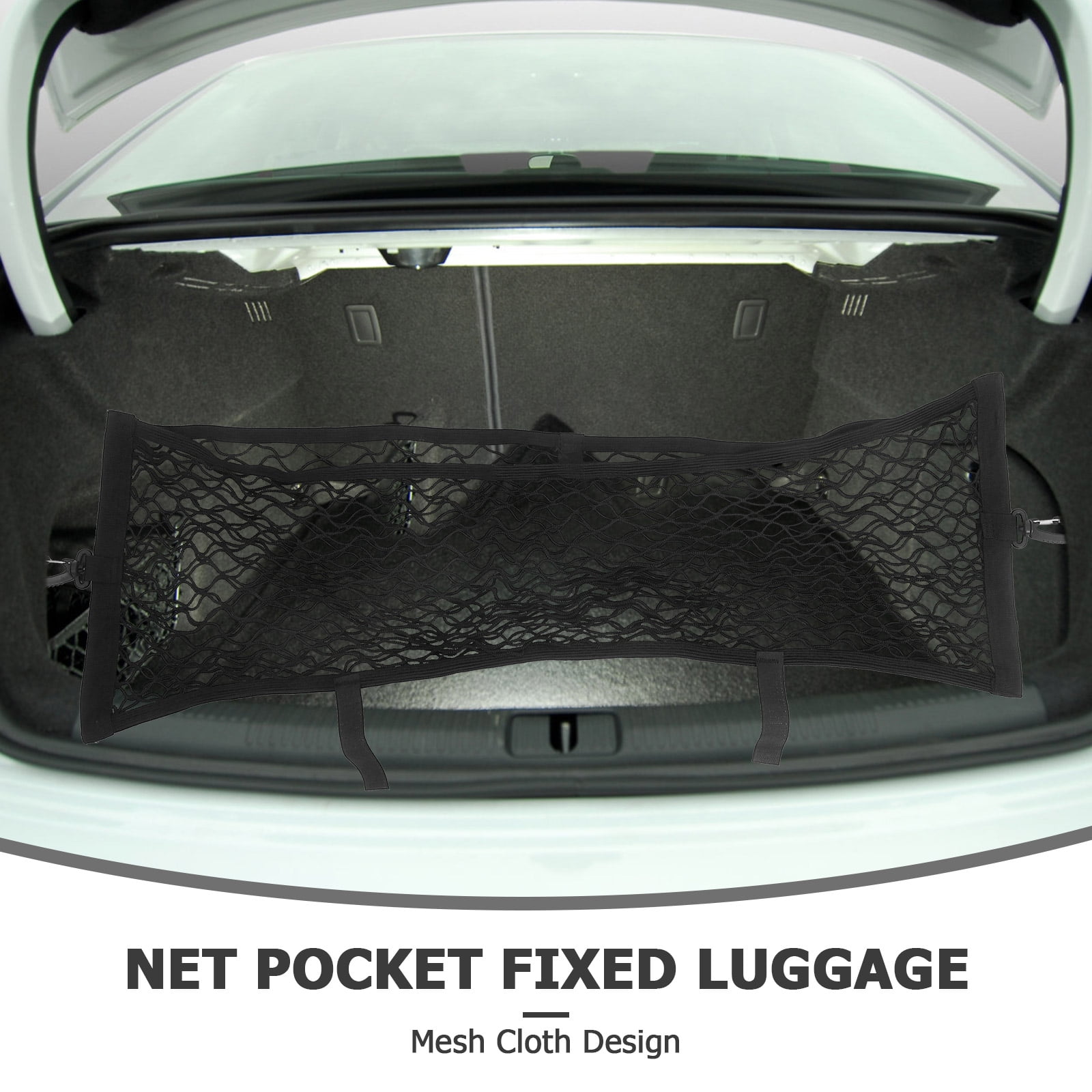 DIAEDGE Car Trunk Net Organizer Truck Bed Trunk Organizer Automotive ...