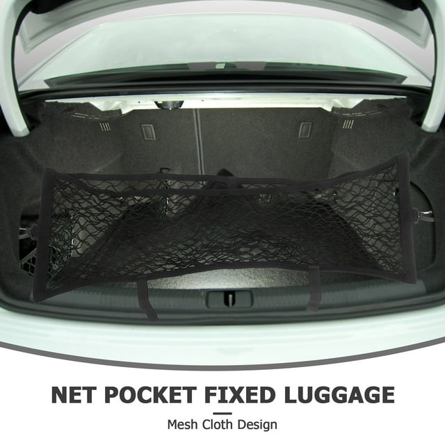 DIAEDGE Car Trunk Net Organizer Truck Bed Trunk Organizer Automotive ...