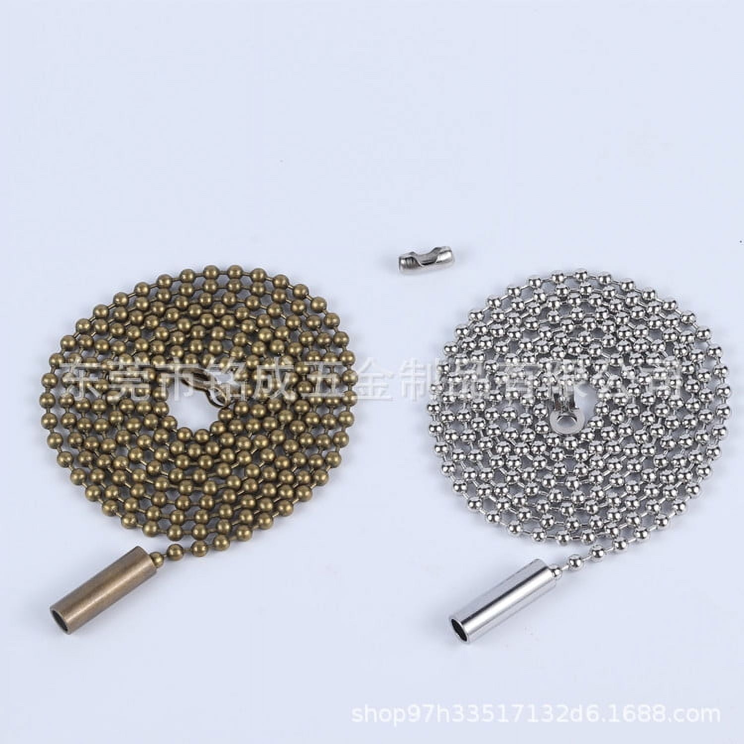 DIAEDGE Ceiling Fan Pull Chain Switch With Beaded Chain Decorative Fan ...