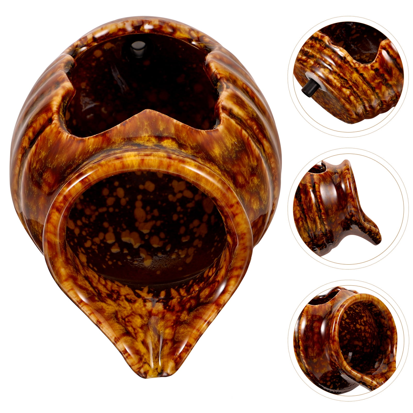 Creative Ceramic Basin for Betta Fish and Succulents with Water ...