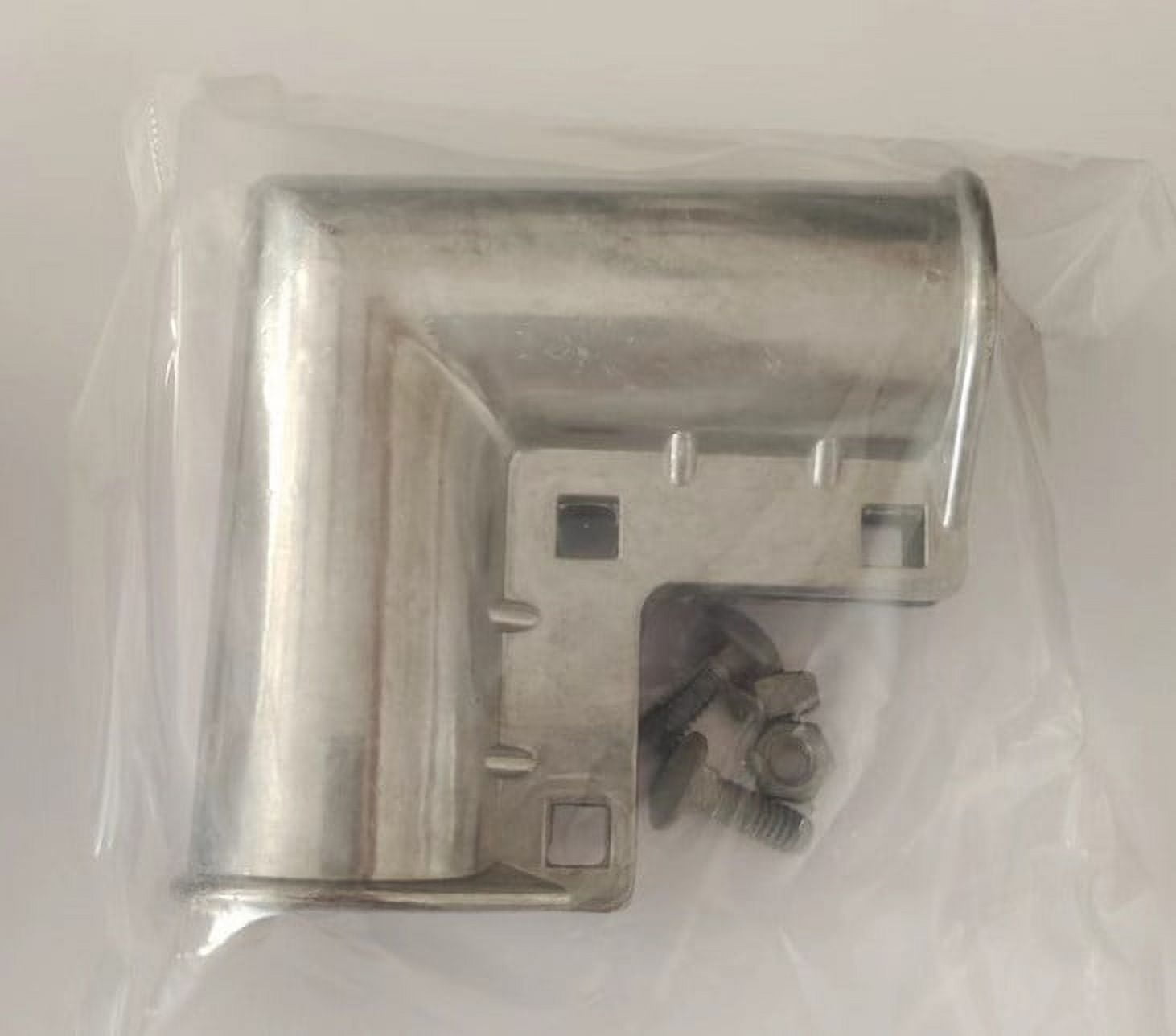 RENACLIPY Durable Aluminum Fence Bracket Silver for Chain Link Fence ...