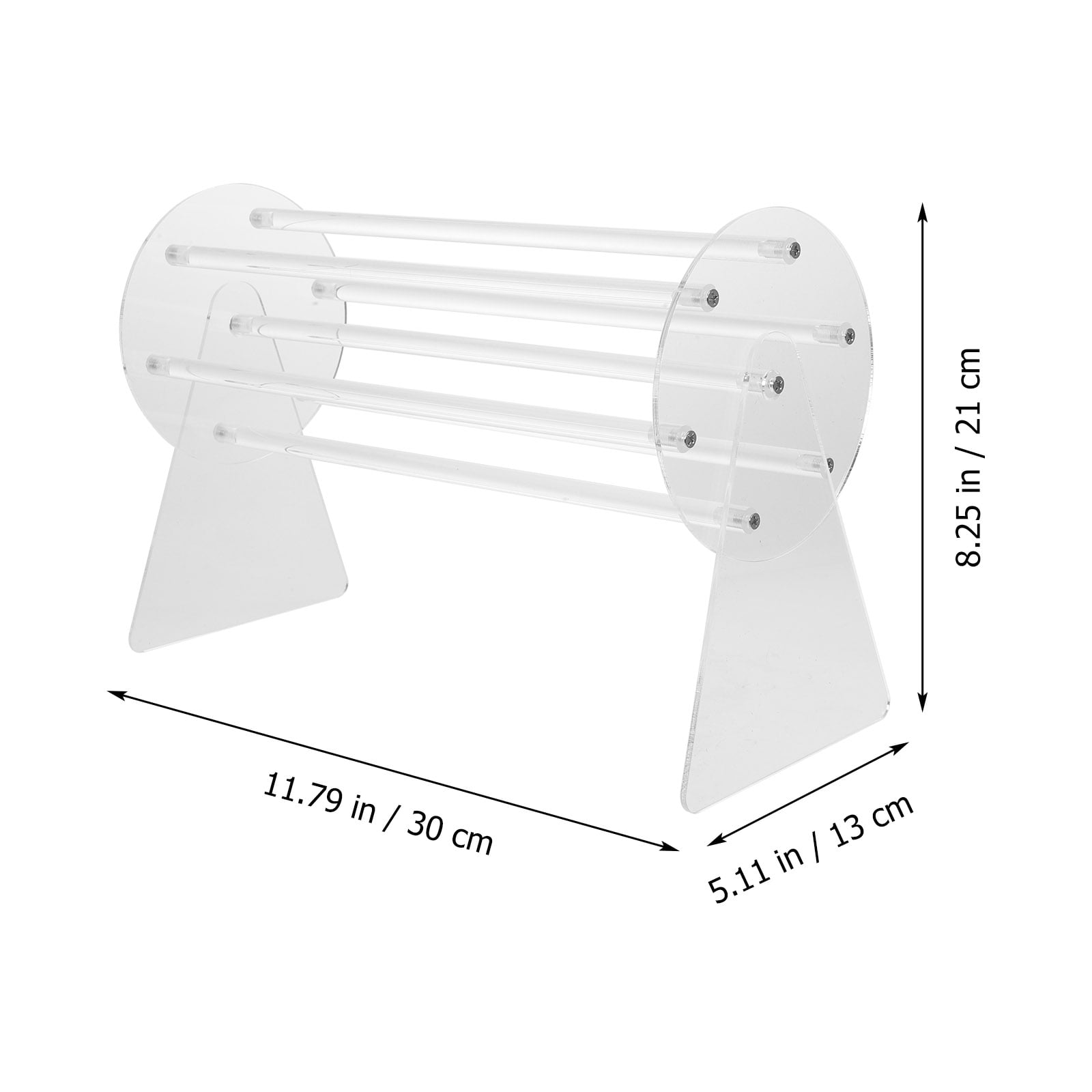 DIAEDGE Claw Clip Holder Clear Hair Claw Clip Organizer Hair Claw Stand ...