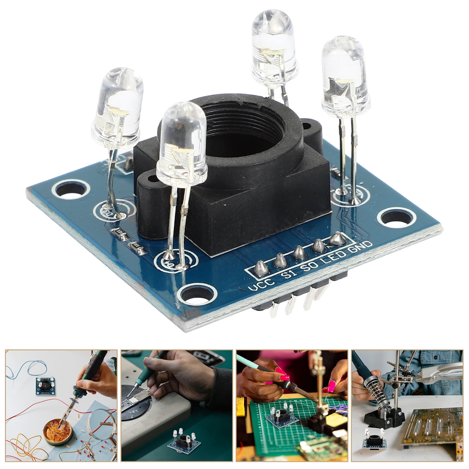 DIAEDGE Color Sensor Module Color Recognition Sensor Module Color ...