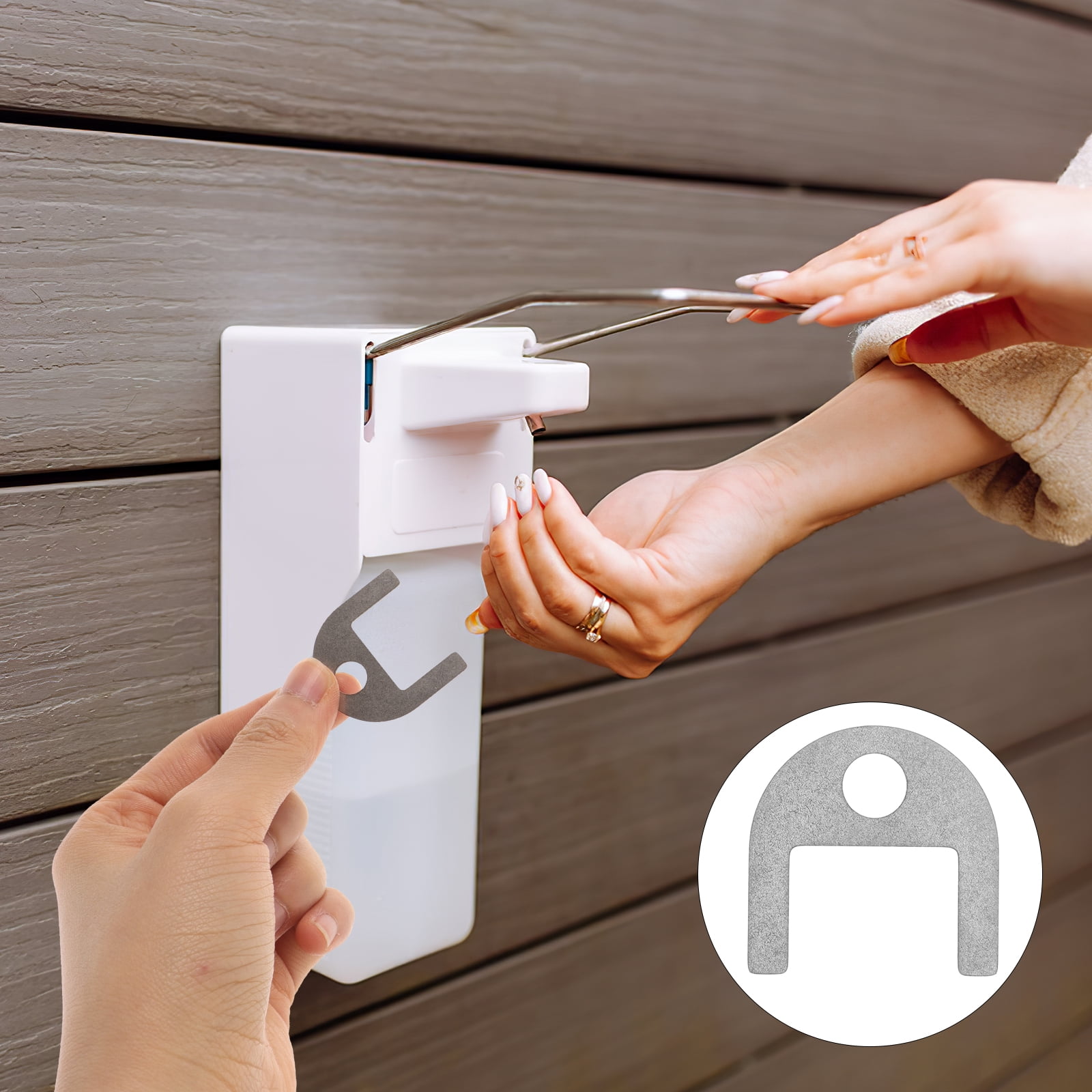 SOPOTUTU Soap Dispenser Key British Style Minimalist 1Pack 1.22X1.18X0 ...