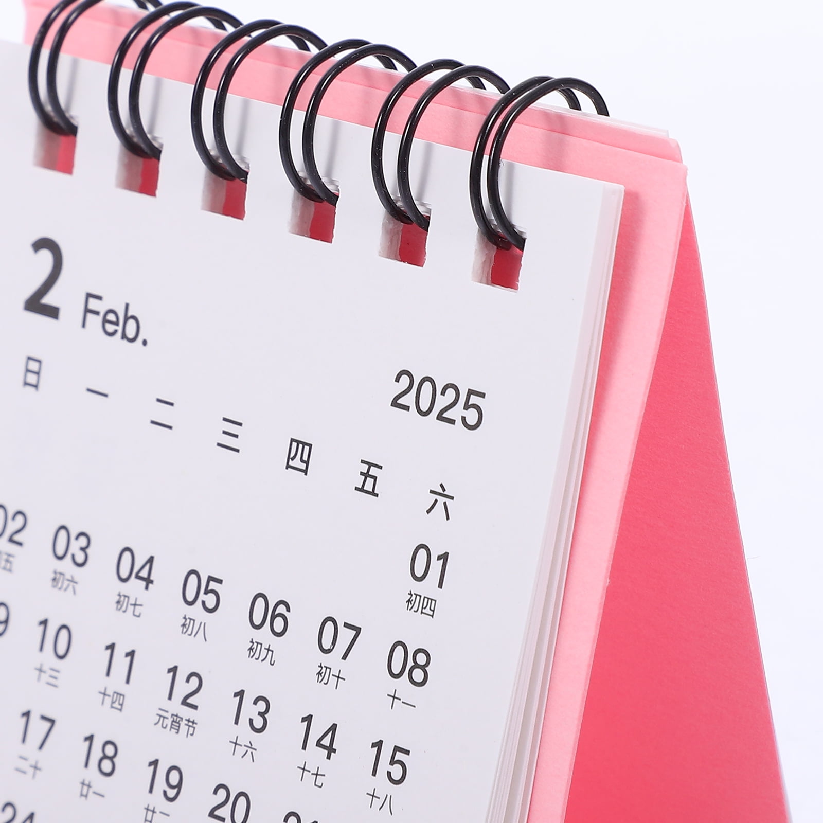 DIAEDGE Desk Calendar 2025 Paper Flip Calendar Desk Stand Calendar Desk ...