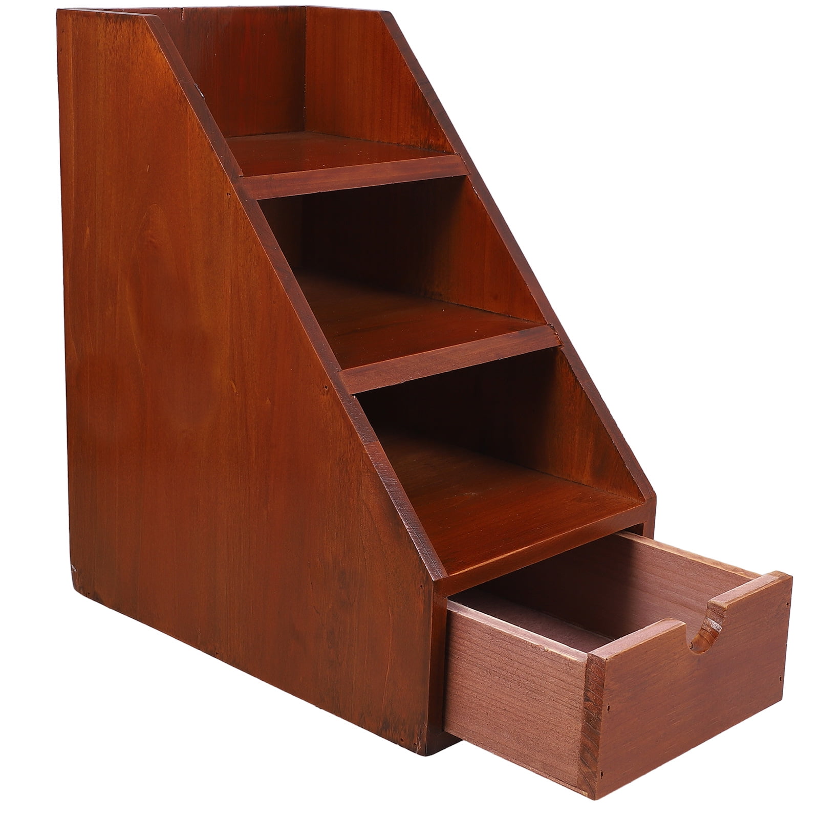 DIAEDGE Desktop Book Organizer Daily Use Drawer Organizer Desktop ...