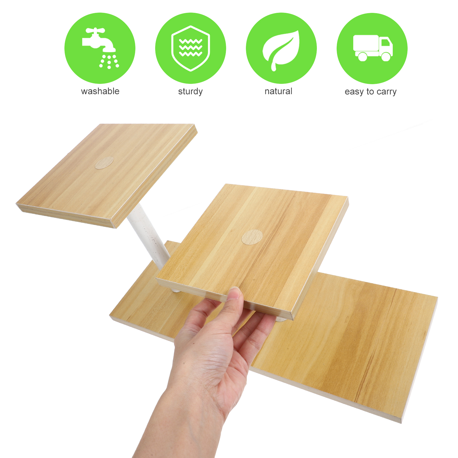 DIAEDGE Desktop Plant Stand Tall Flower Pot Shelf Holder for Indoor 3 ...