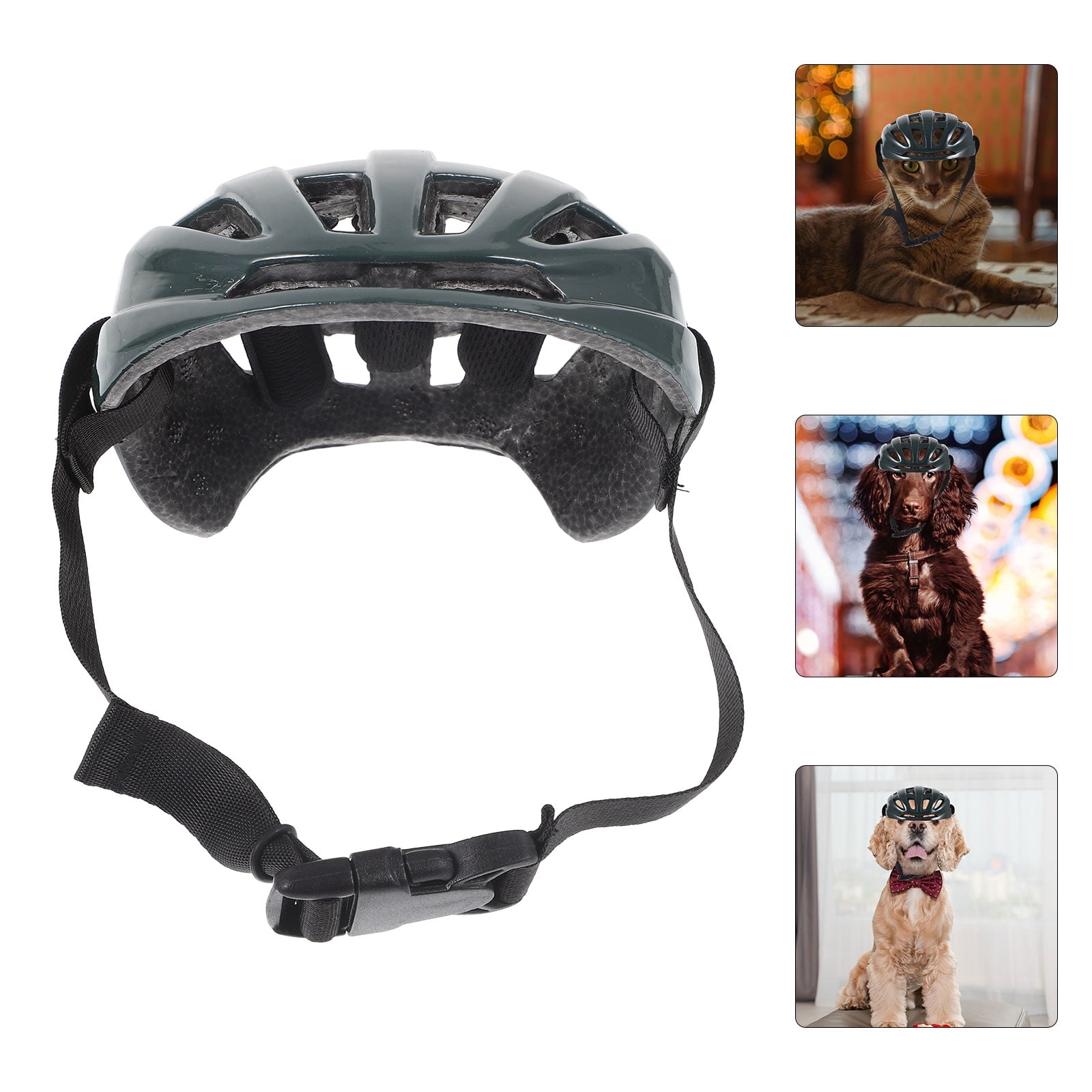 DIAEDGE Dog Helmet Pet Motorcycle Helmet Dog Motorcycle Hard Safety Hat ...