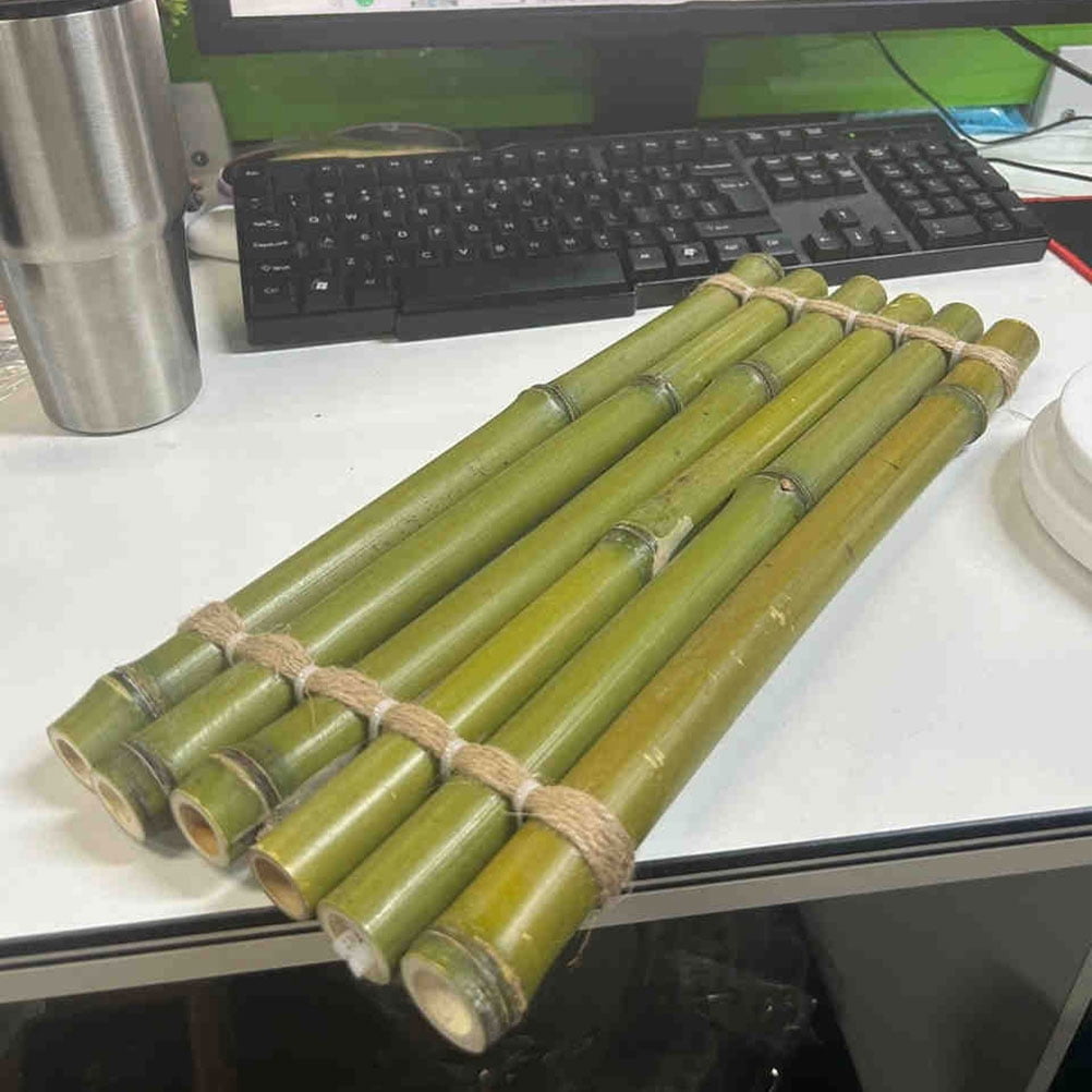 DIAEDGE Fish Tank Bamboo Raft Decoration Aquarium Ornament Bamboo Board ...