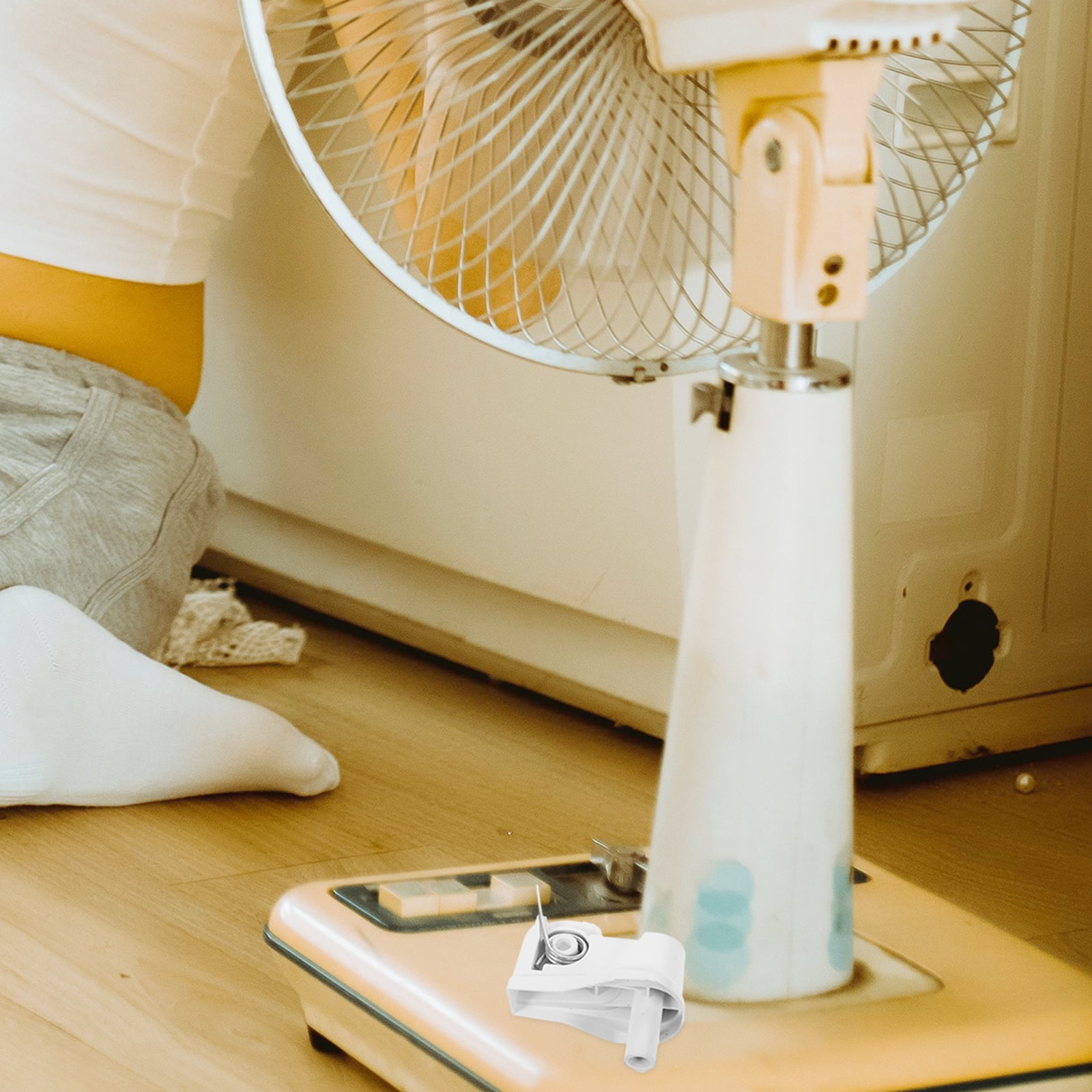 DIAEDGE Floor Fan Neck Connector Fan Rotating Neck Motor Rack Floor Fan ...