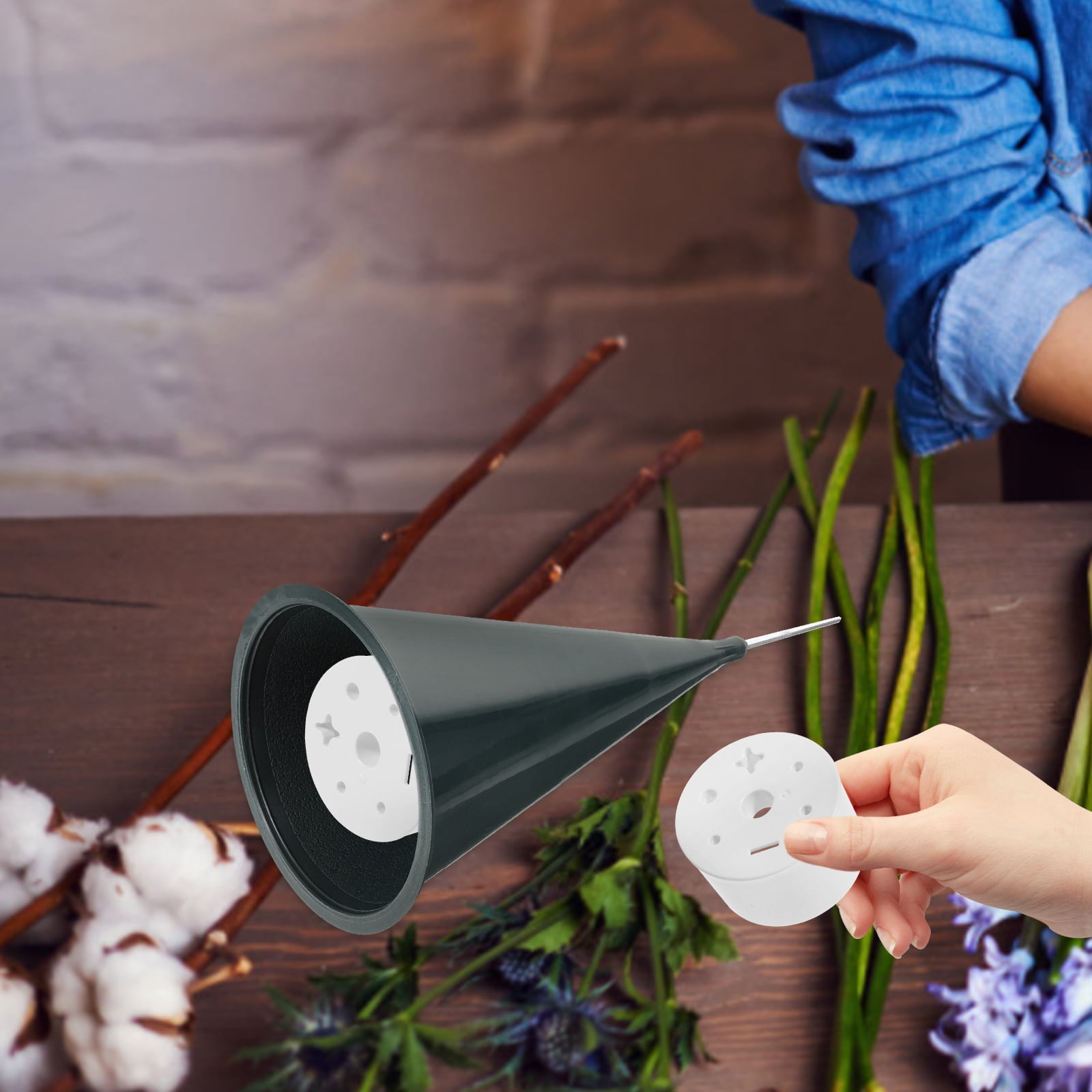 DIAEDGE Flower Arrangement Bracket Flower Arranger Insert Flower Insert ...