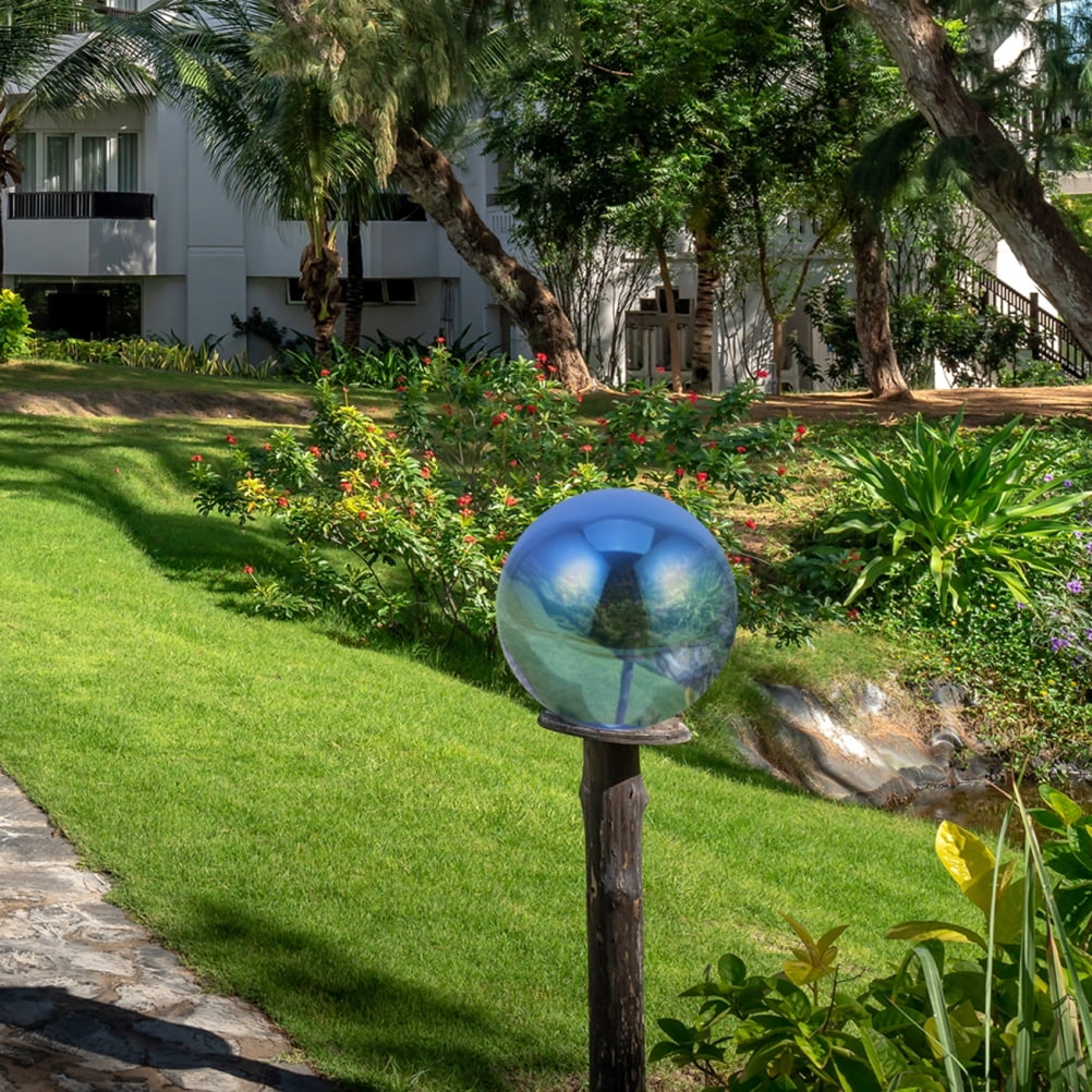 DIAEDGE Garden Reflective Ball Mirror Surface Ball Garden Ball Yard ...