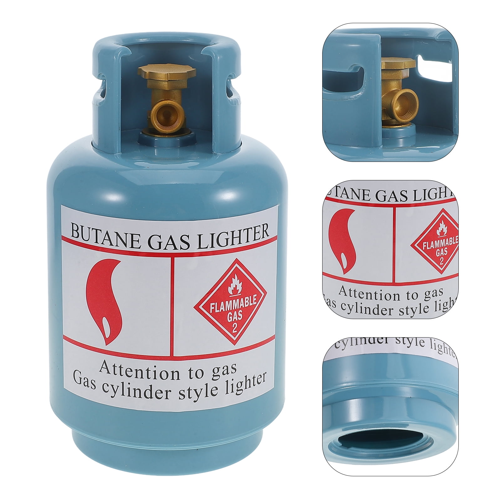 DIAEDGE Gas Cylinder Shaped Piggy Bank Unbreakable Money Box for Cash ...