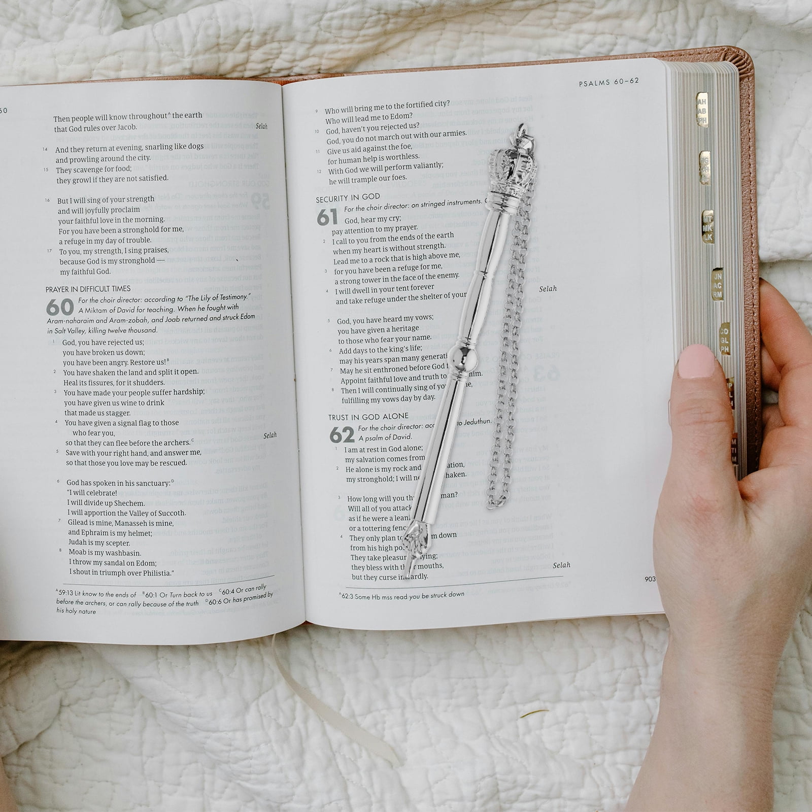 DIAEDGE Gift Bible Reading Pointer Tool Metal Finger Torah Pointer ...