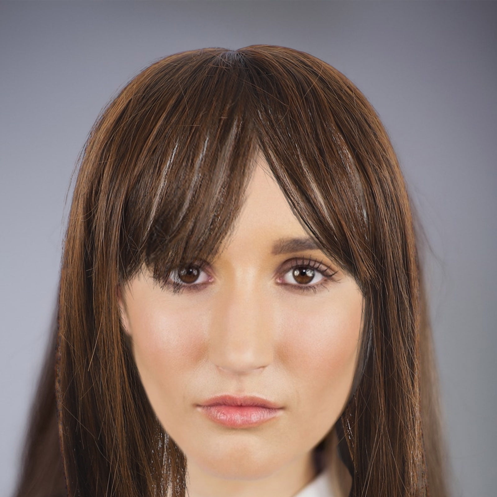 DIAEDGE Hair Volume Topper Women Hairpiece Wiglet Straight Wig ...