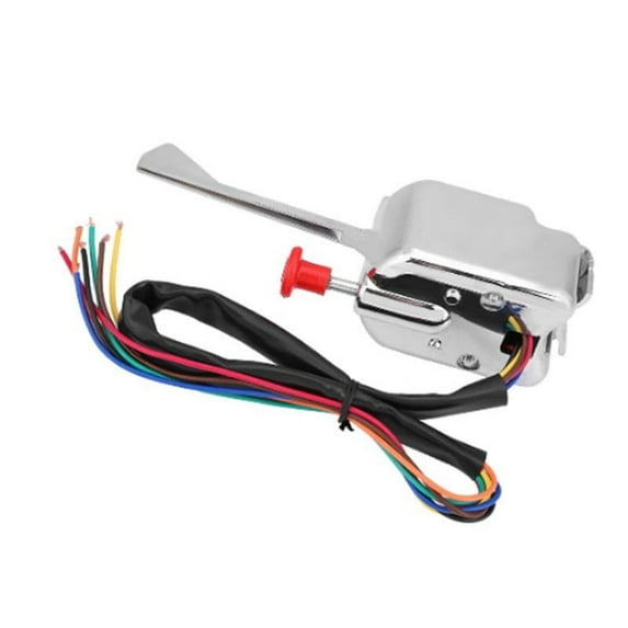 SOPOTUTU Function Turn Signal Control Switch Auto Rocker Switch Silver ...