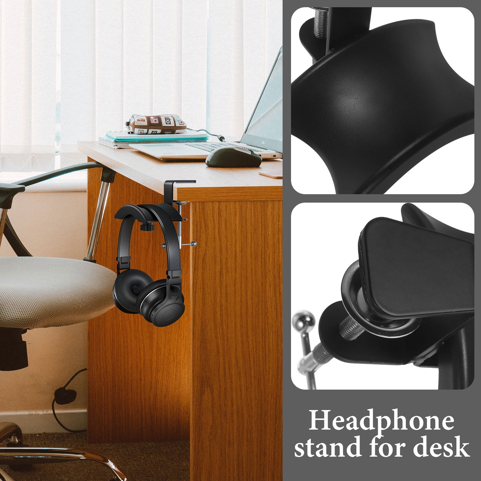 DIAEDGE Headphone Holder Portable Headphone Stand Headset Holder for ...