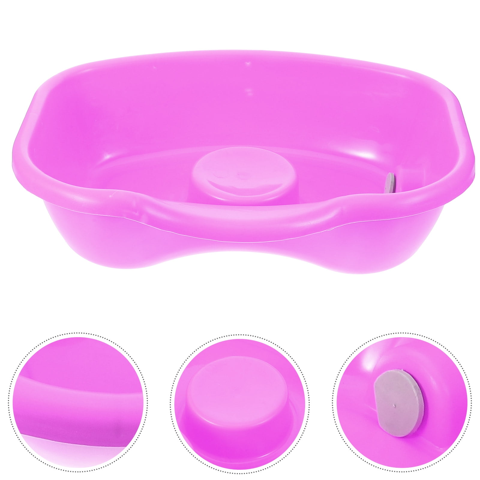 HEMOTON Portable Shampoo Basin for Bedside Hair Washing at Home Purple ...