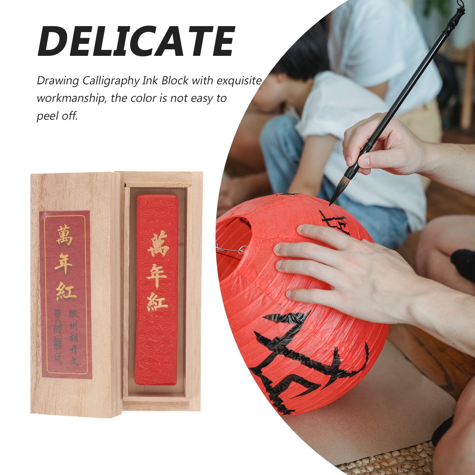 DIAEDGE Ink Stick Traditional Chinese Ink Stick Handmade Ink Stick ...