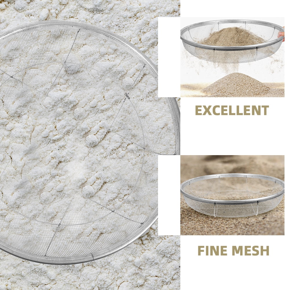 DIAEDGE Iron Wire Mesh Sieve for Efficient Soil, Sand, Gravel, and ...