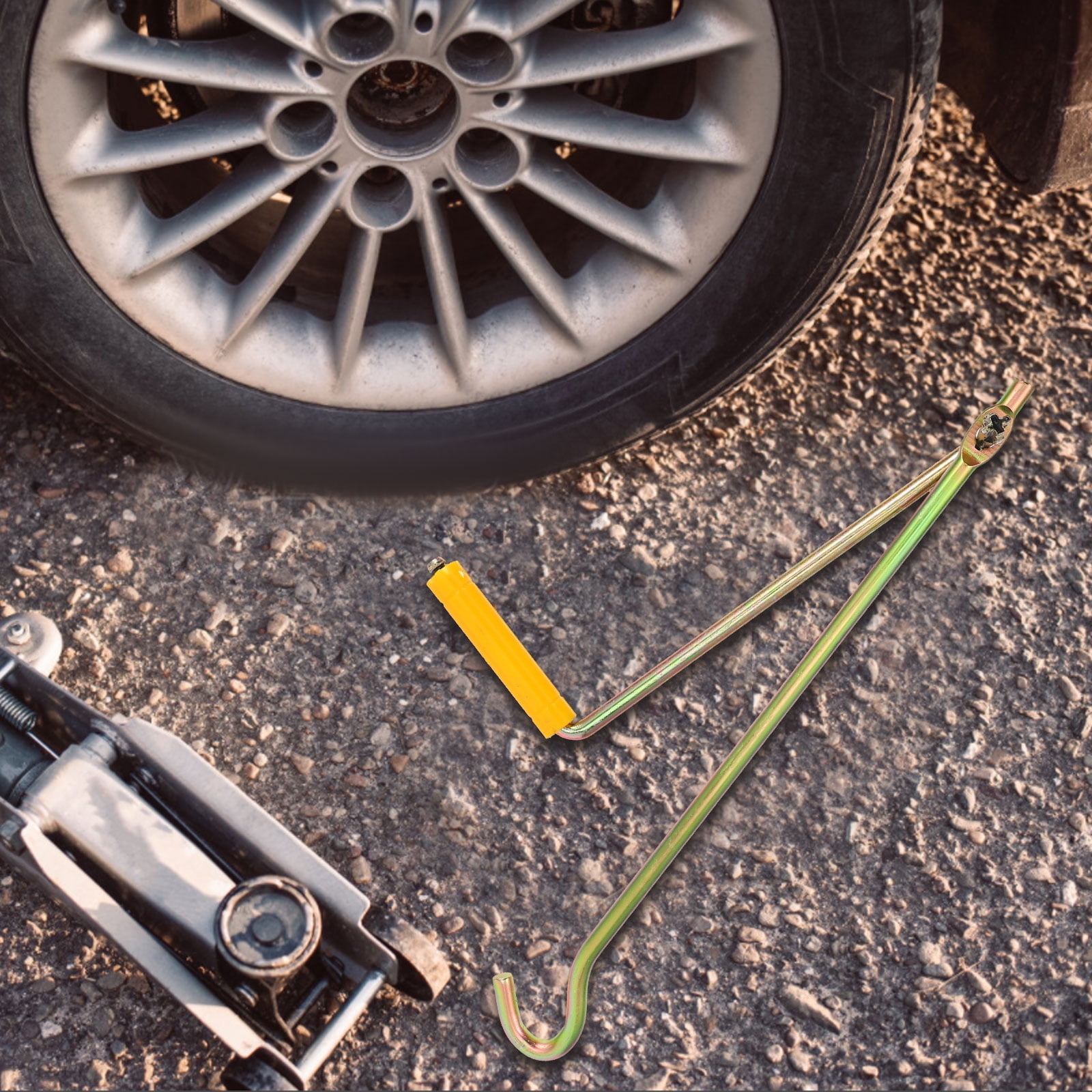 SOPOTUTU trailer jack handle Jack Crank Handle Iron Easy Storage ...
