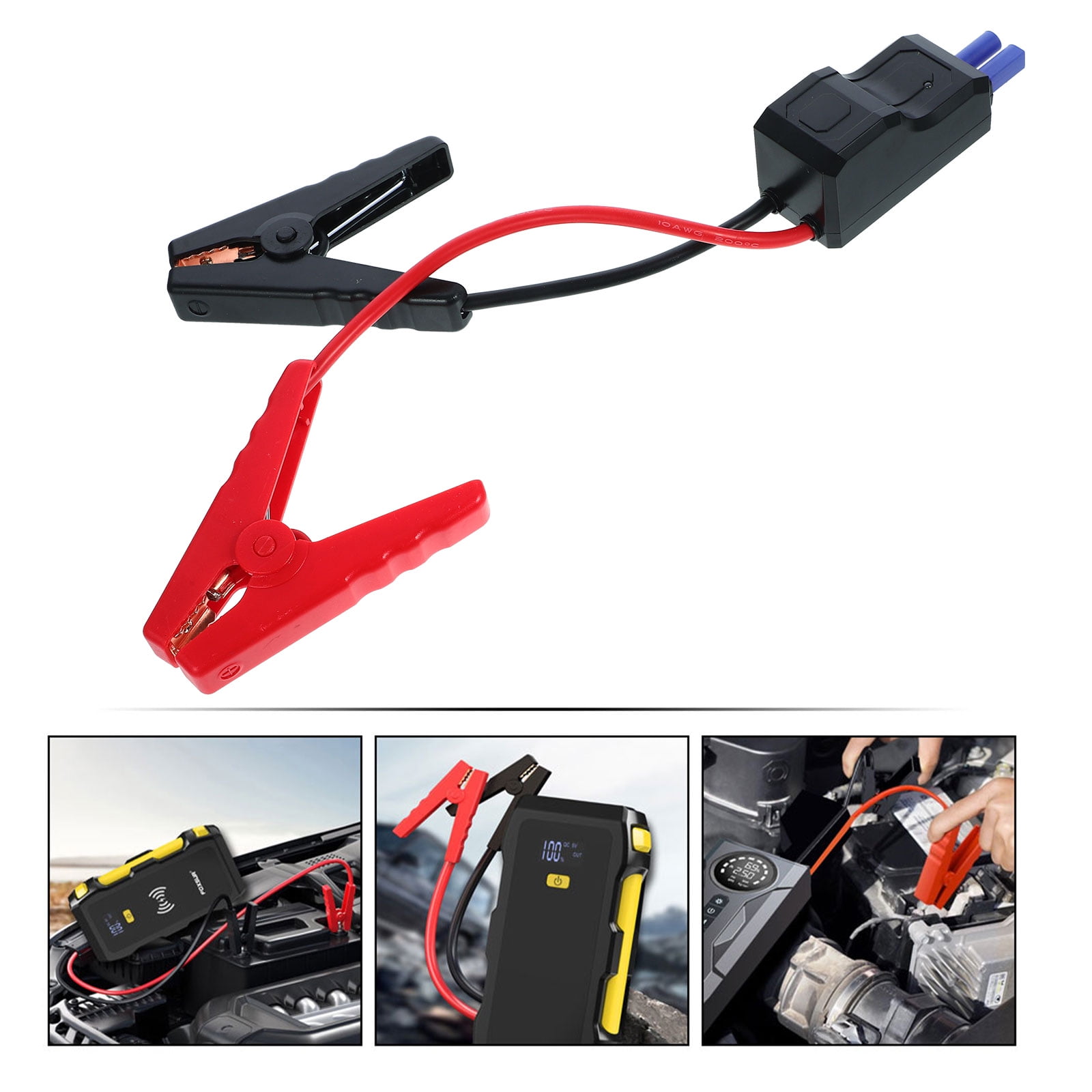 DIAEDGE Jump Starter Cable Battery Clamp Replacement Jump Starter ...