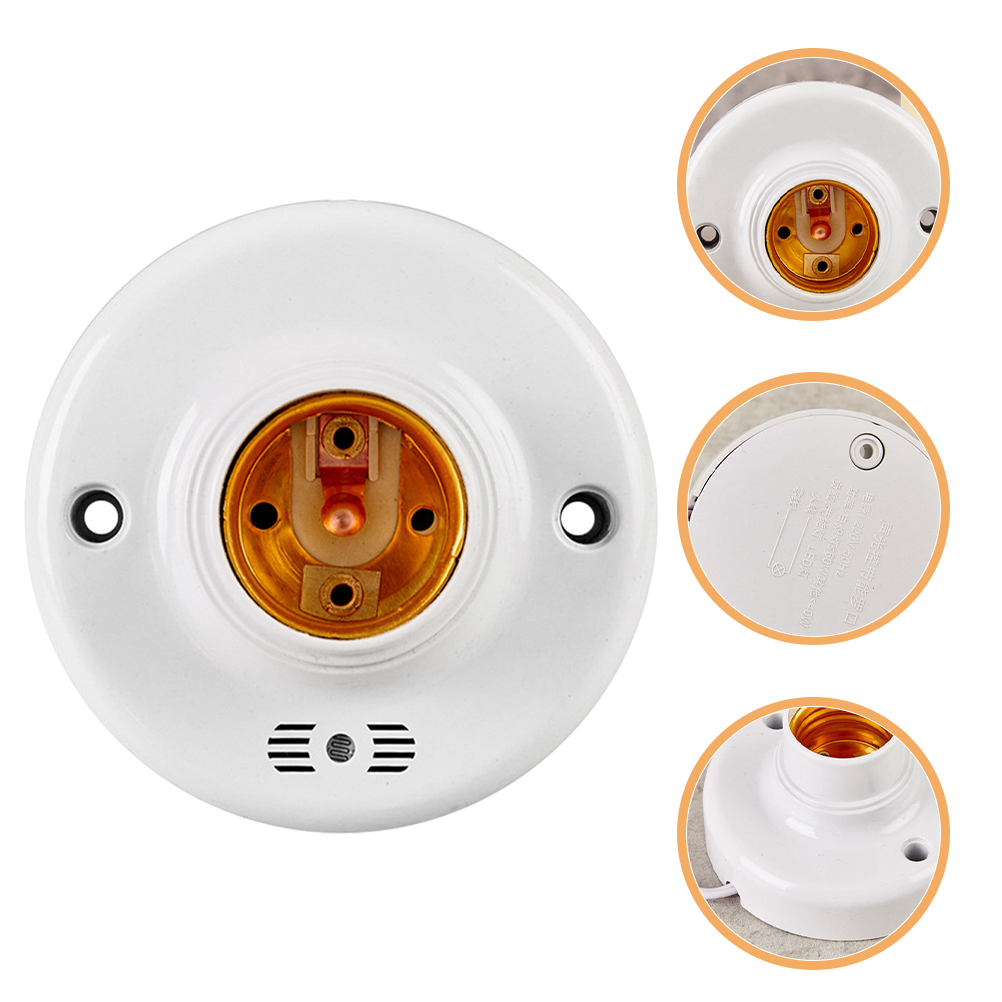 DIAEDGE LED Lamp Bulb Holder E27 Induction Lamp Holder Light Socket ...