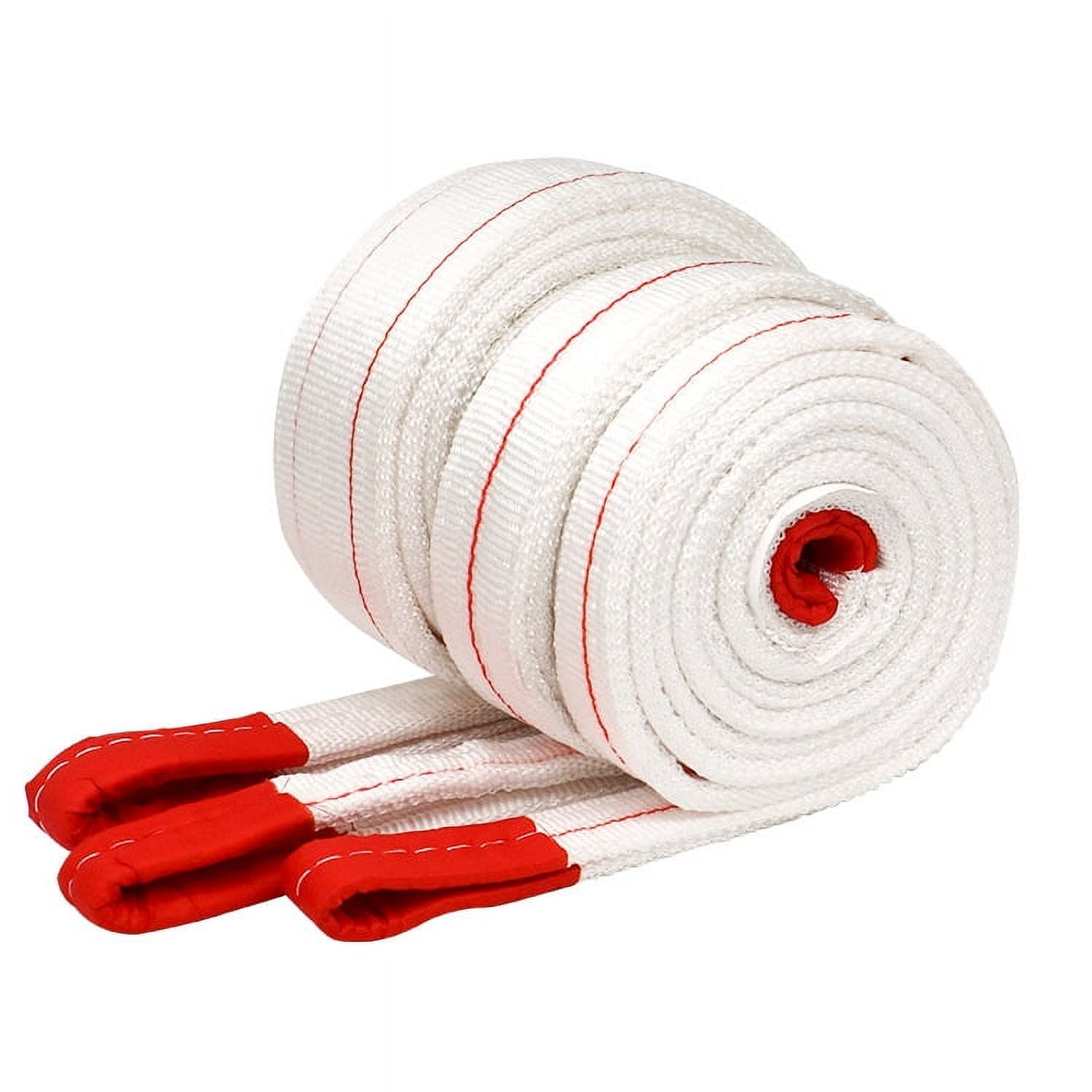 DIAEDGE Lift Sling Straps Heavy Duty Winch Strap with Reinforced Eyes ...