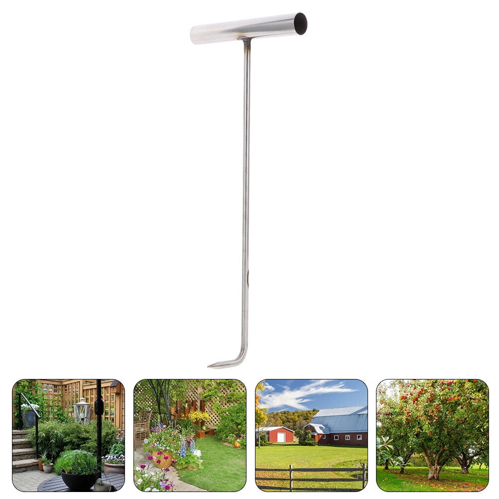 HEMOTON Stainless Steel Manhole Cover Hook and Comfortable Handle for ...