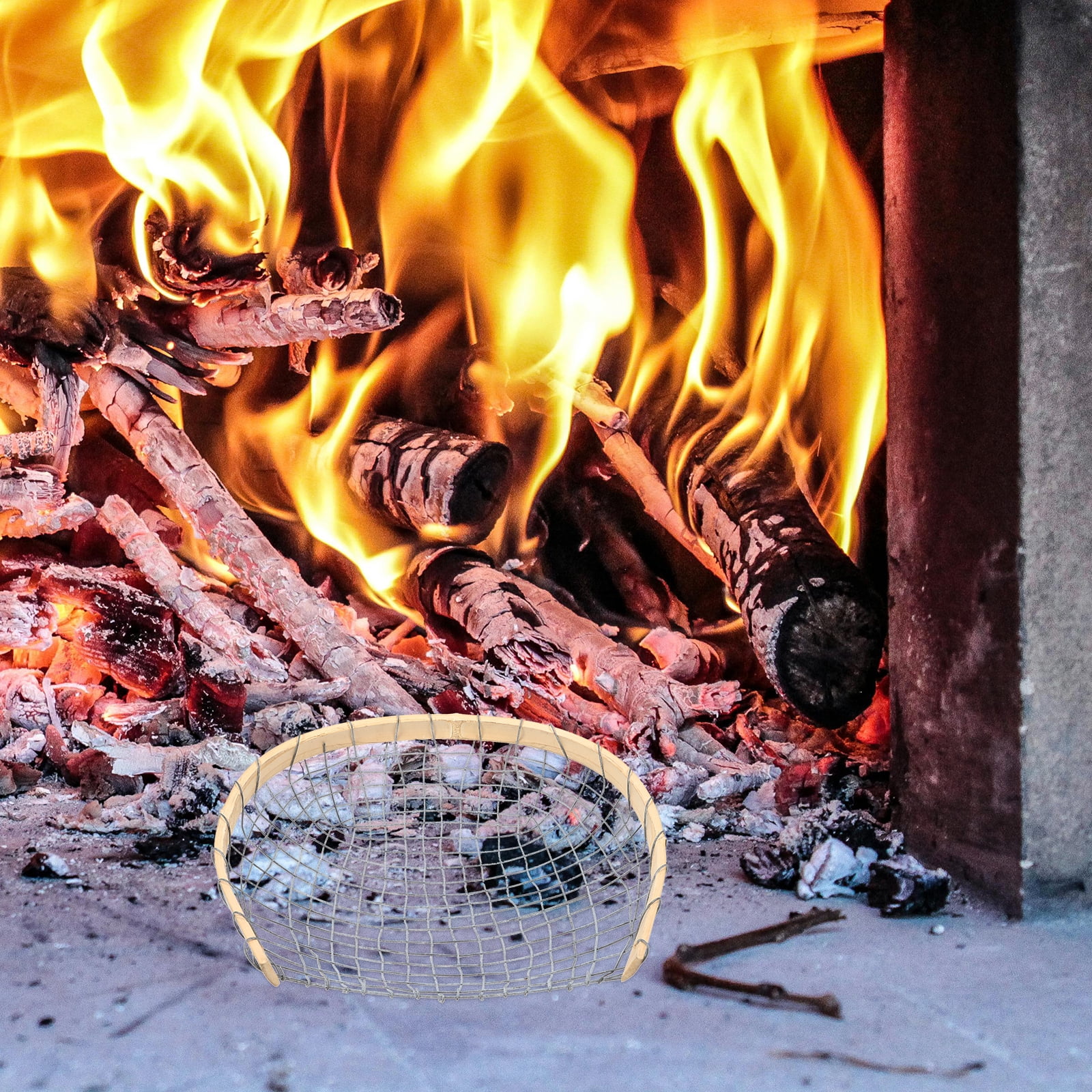 DIAEDGE Mesh Pan Sieve Dustpan Potable Filter Pan Sifting Pan For ...