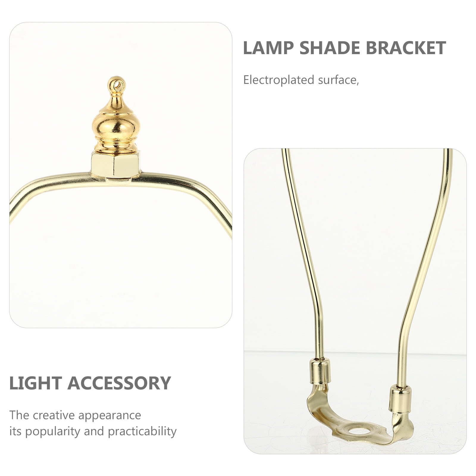 DIAEDGE Metal Lamp Shade Cage Frame Metal Lamp Guard Iron Wire Lamp ...