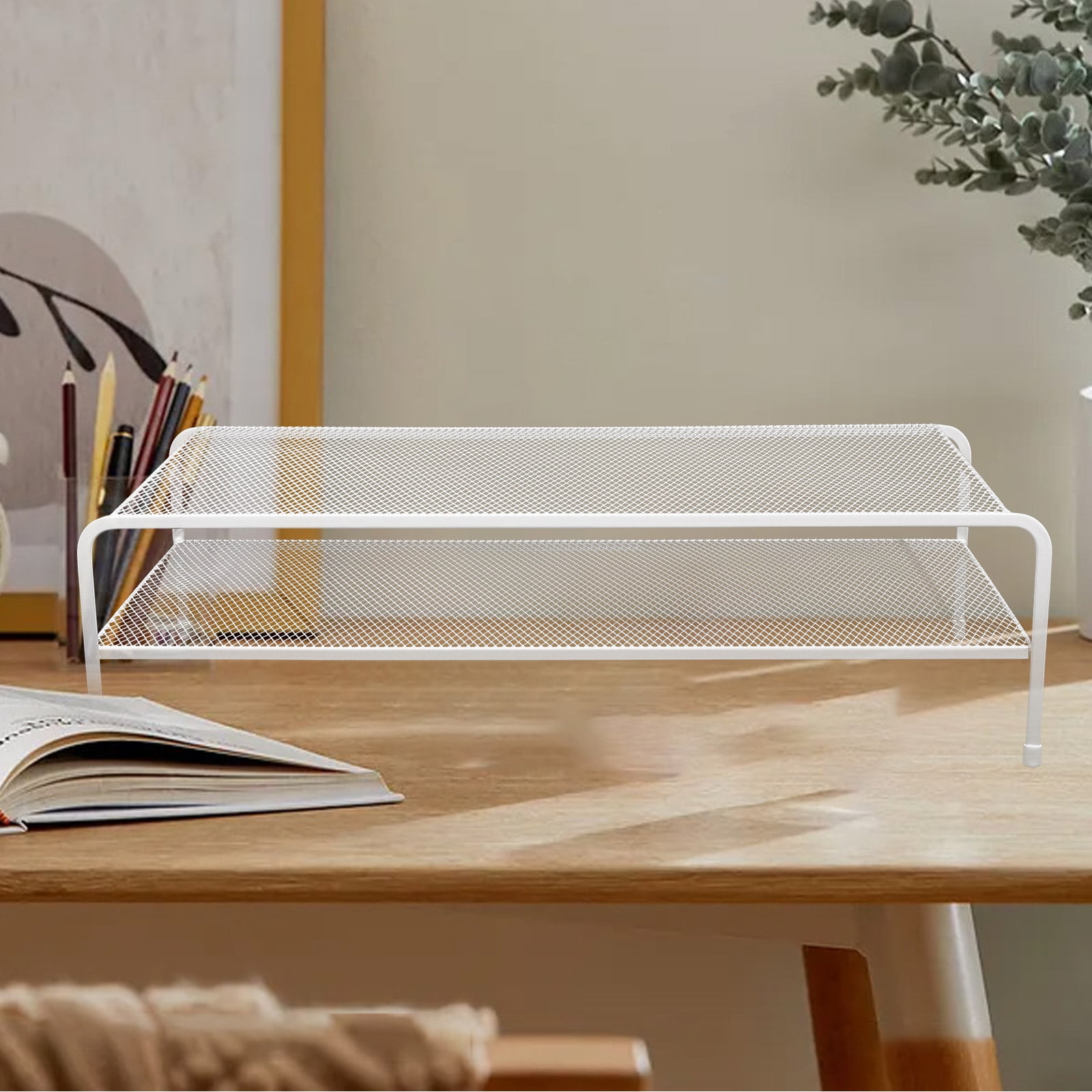 DIAEDGE Metal Monitor Stand Mesh Monitor Stand Transparent Riser Mesh ...