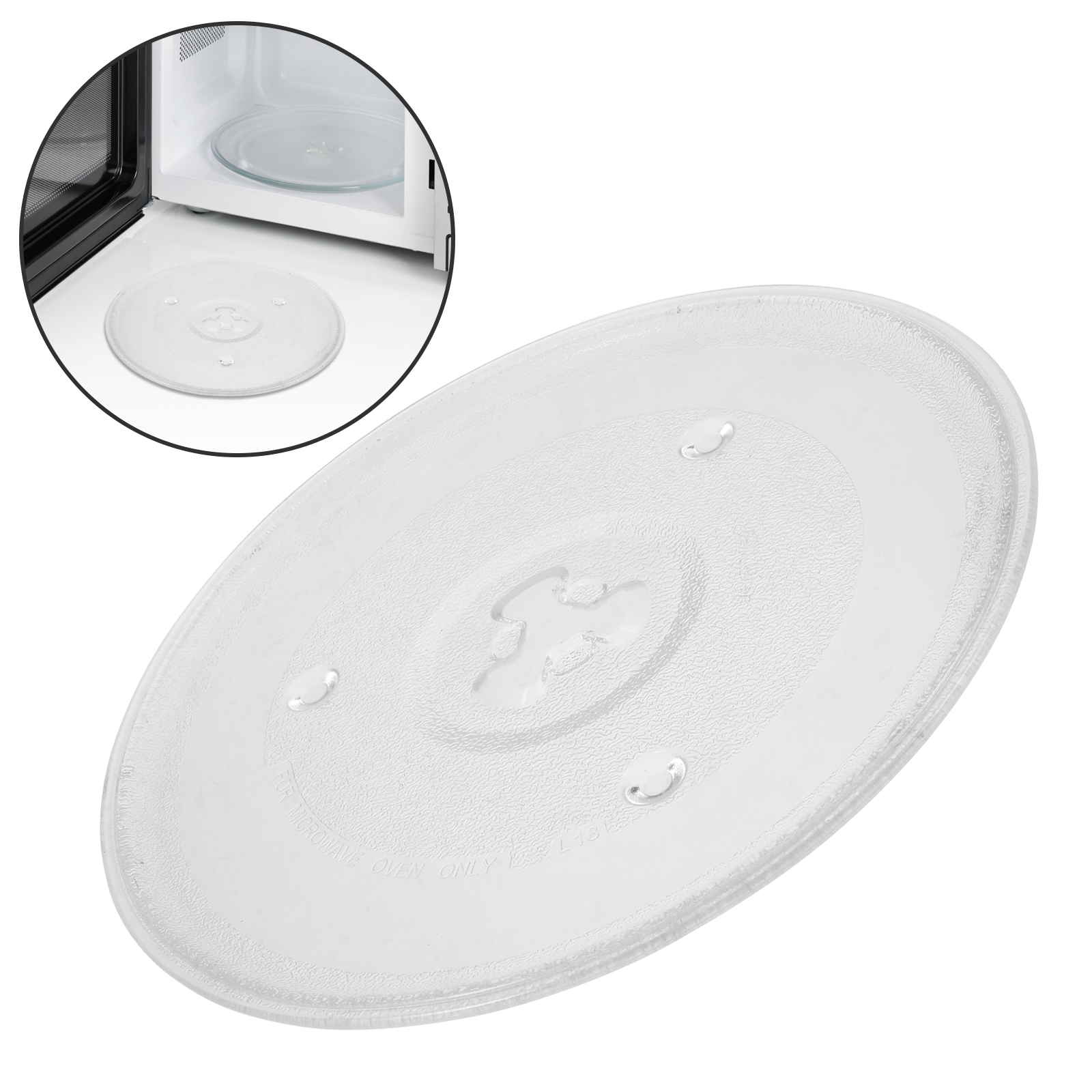 DIAEDGE Microwave Turntable Plate Microwave Oven Turntable Glass ...