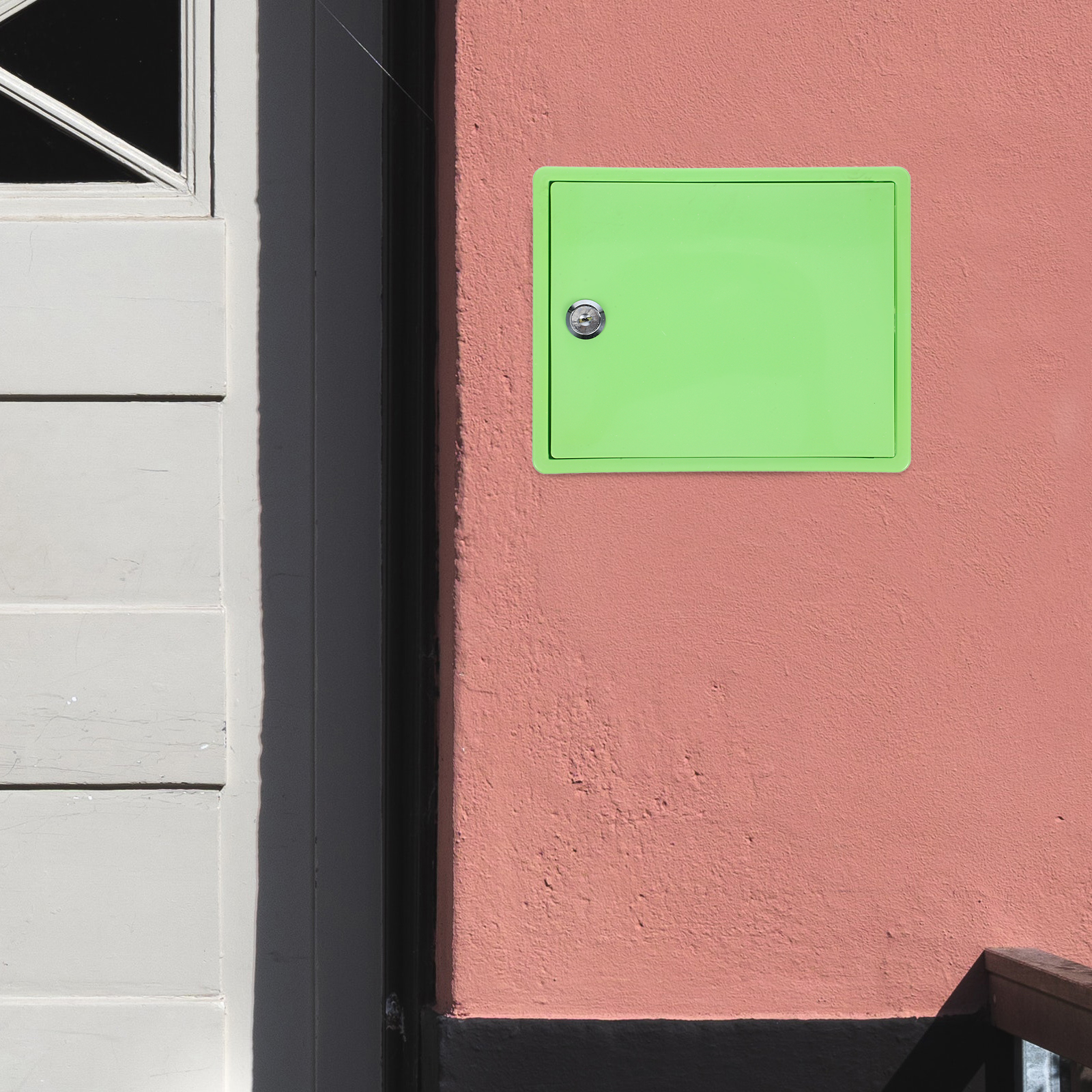 DIAEDGE Milk Box with Lock Wall Mounted Box Milk Delivery Box Multi-use ...