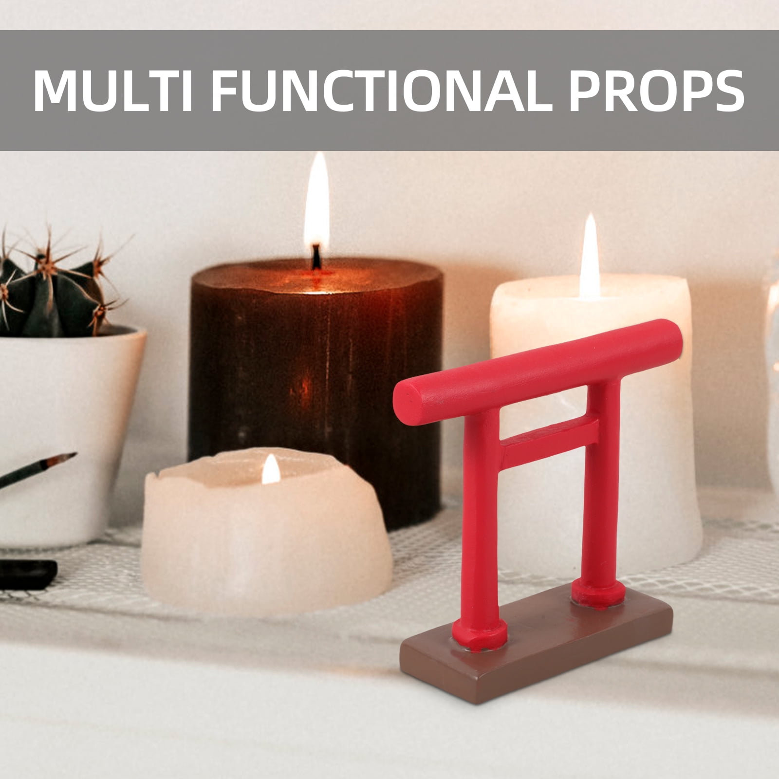 DIAEDGE Mini Torii Gate Resin Statue Miniature Resin Torii Gate Sand ...