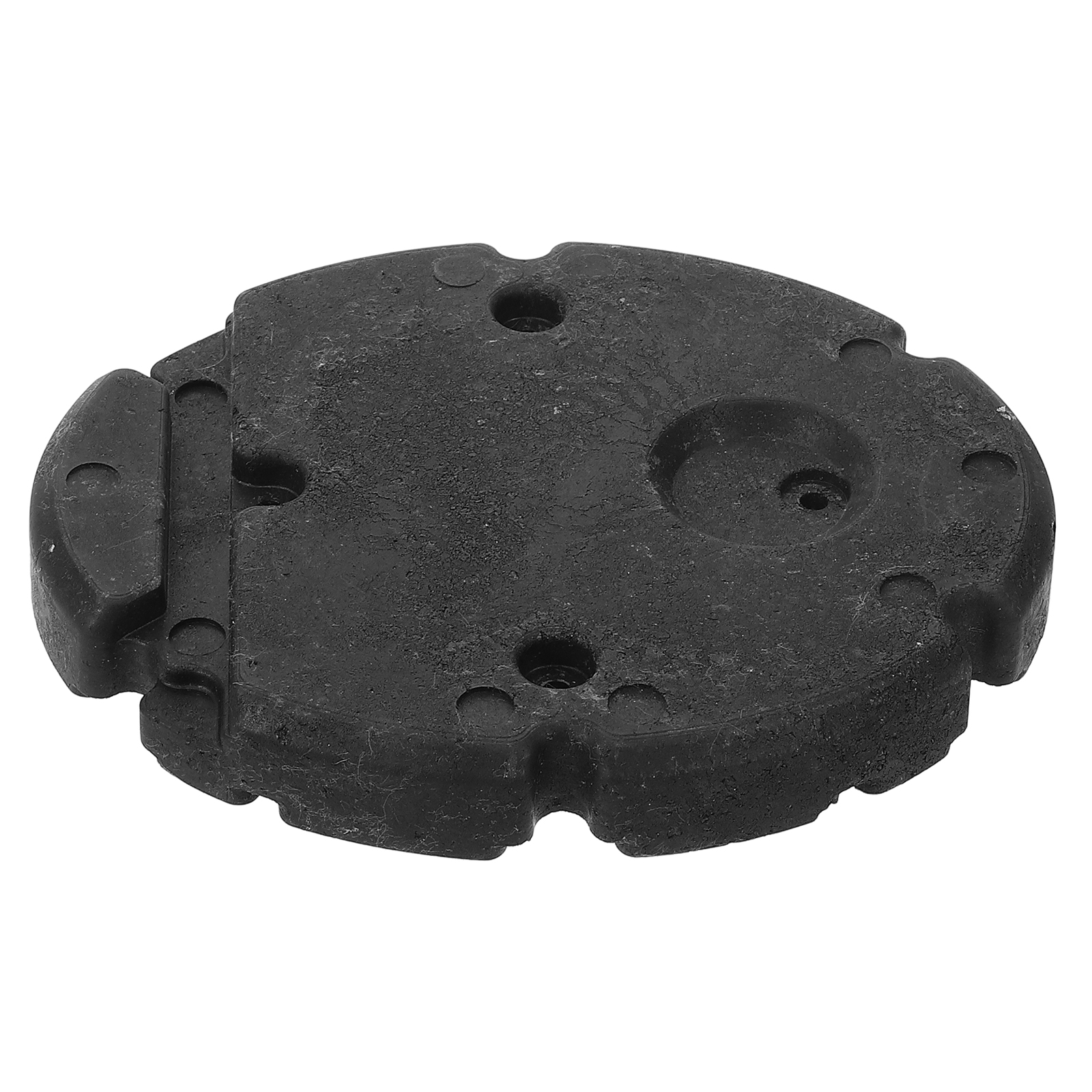 DIAEDGE Modern Style Lamp Base Bottom Desk Lamp Plastic Round Base ...