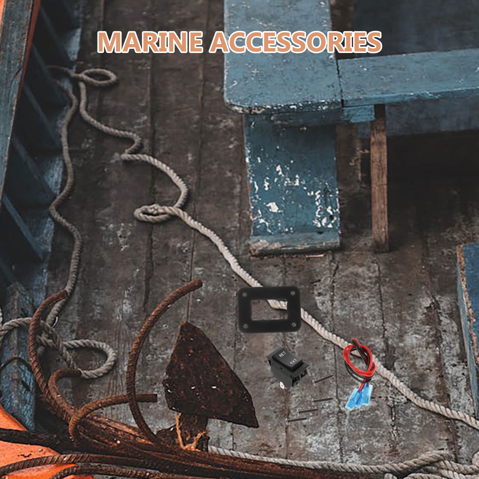 DIAEDGE Momentary Rocker Switch for Rv 4-pin Reversing Polarity Switch ...