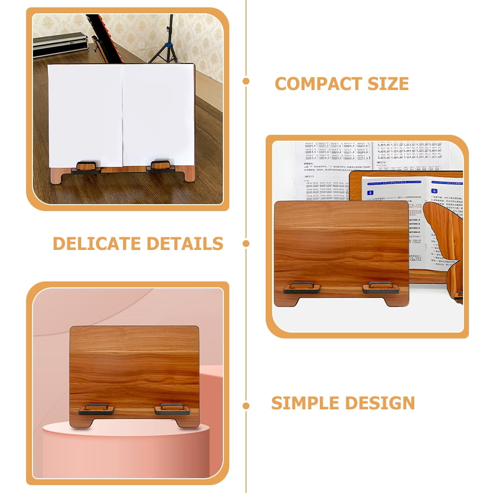 DIAEDGE Musical Stand Desktop Sheet Music Holder Portable Removable ...
