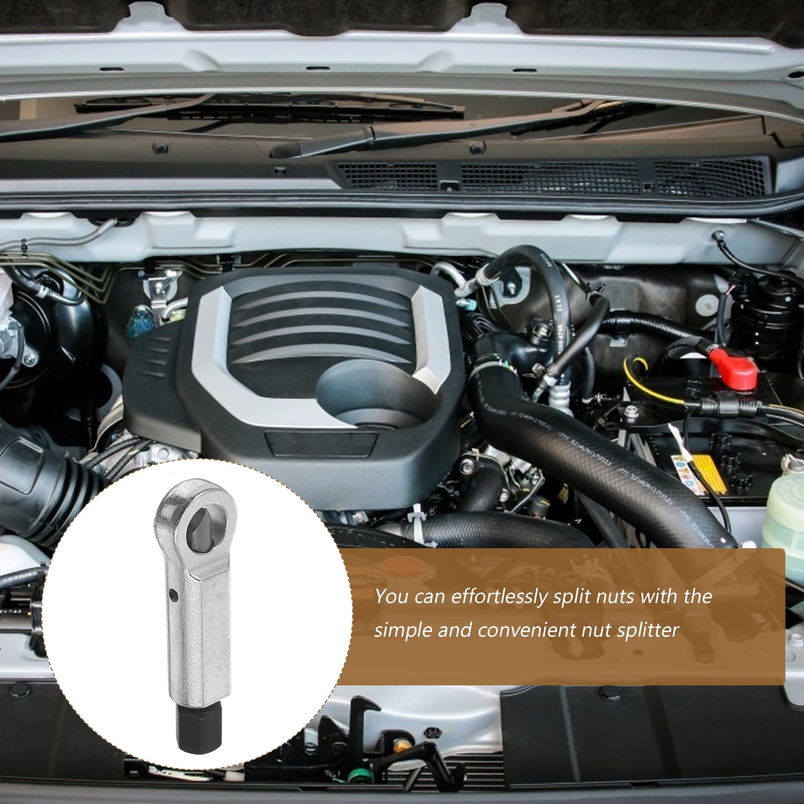 DIAEDGE Nut Cutter Nut Extractor Heavy Duty Nut Splitter Tool Rusted ...