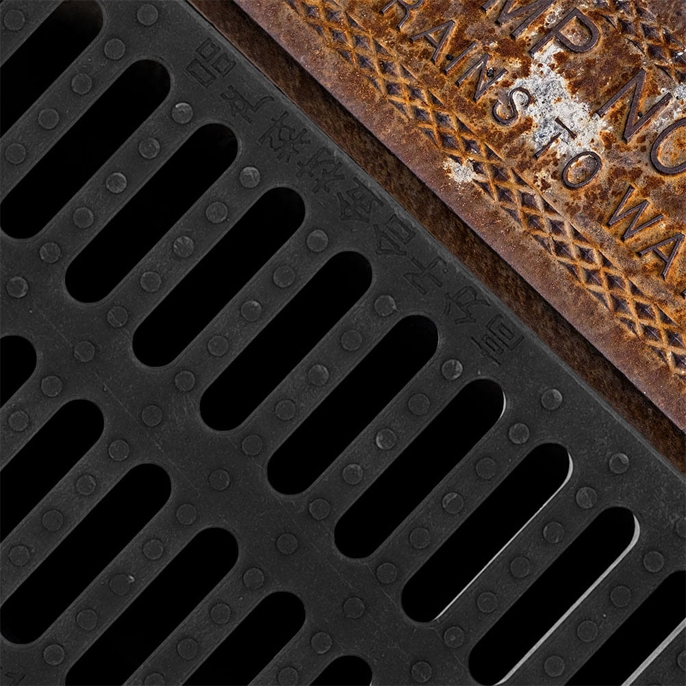 DIAEDGE Outdoor Sewer Cover Plastic Trench Cover Replaceable Trench ...