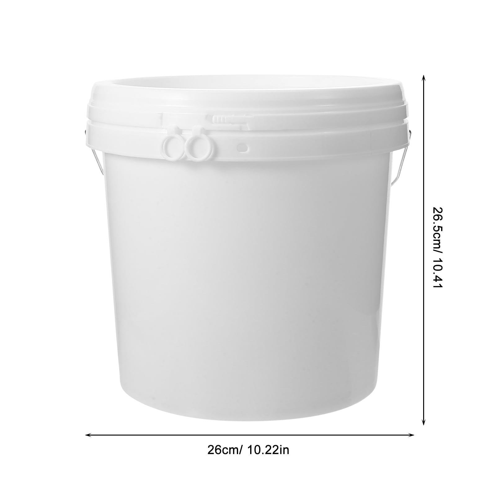 DIAEDGE Paint Pail with Handle Paint Storage Container Paint Bucket ...