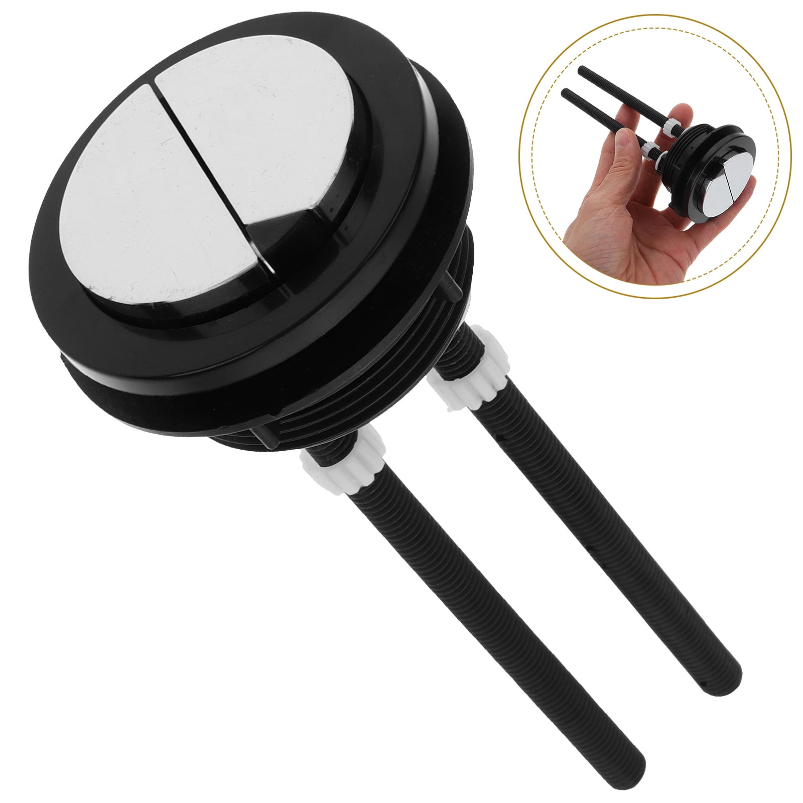 Push Toilet Flush Button Flushing Water Tank Button Replacement Double ...