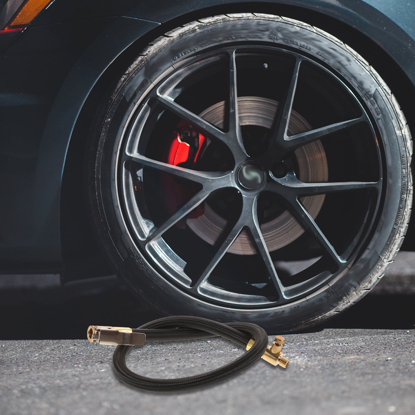 HEMOTON Quick Inflation Tube Car Air Pump Extension Tube Portable Tire ...