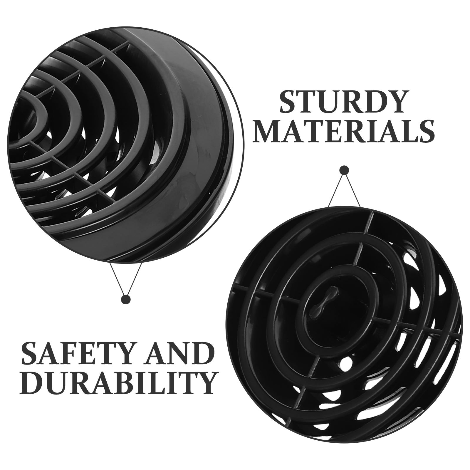 DIAEDGE RV Air Conditioner Vent Cover Louvered Air Vent Cover Round Air ...