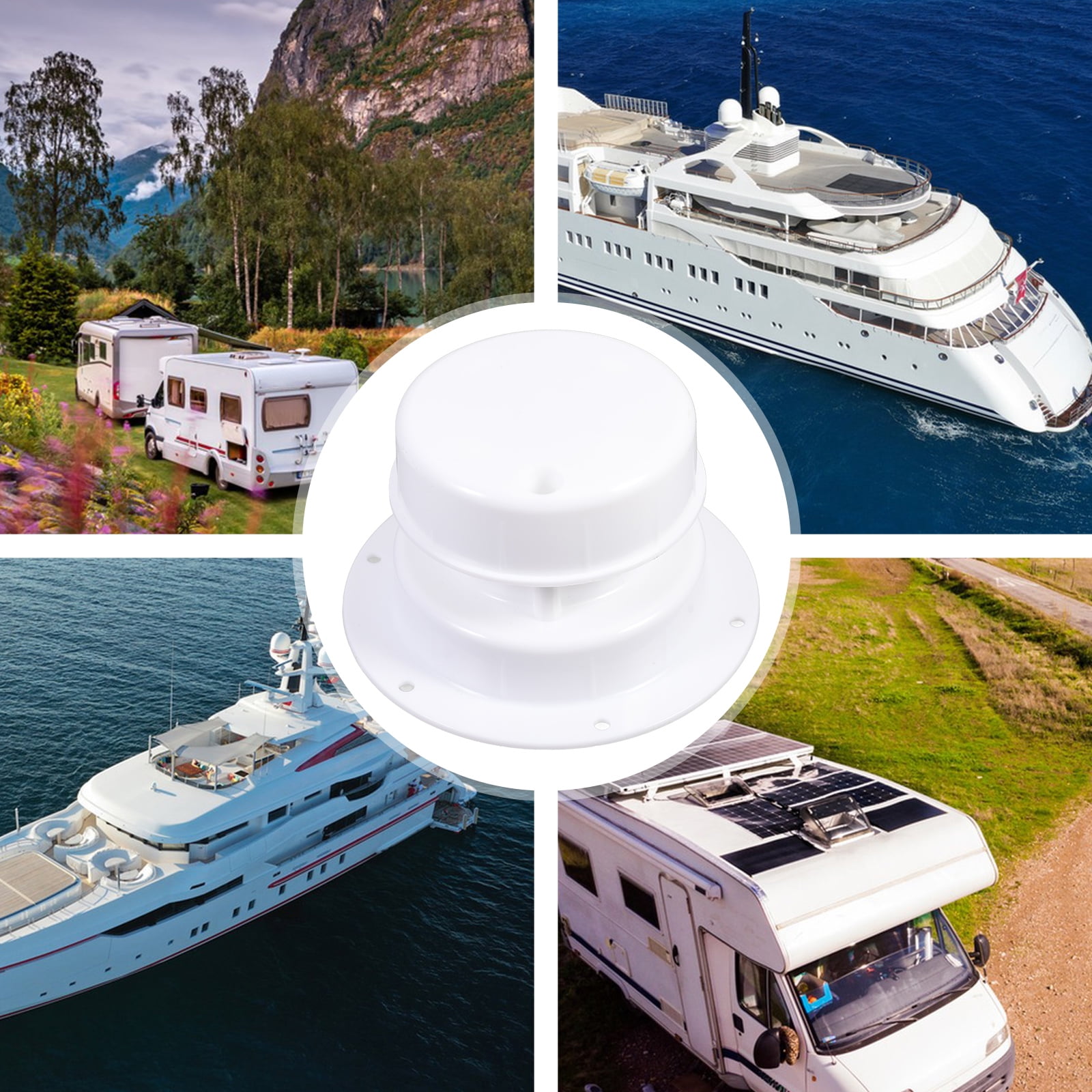 DIAEDGE RV Roof Vent Cover Plumbing Vent Cap RV Sewer Vent Cap ...