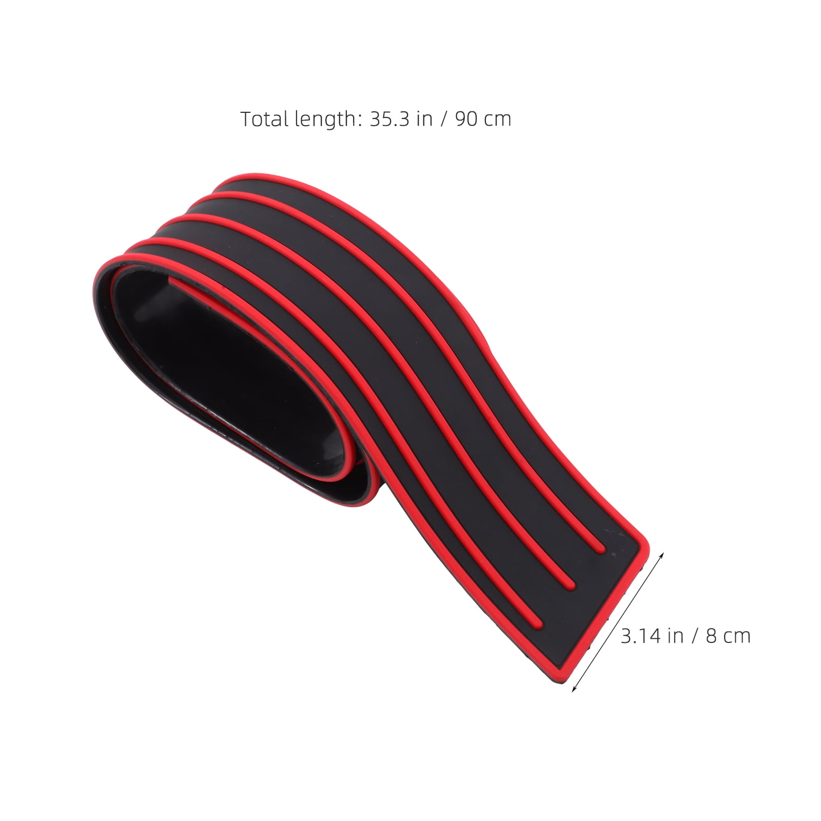 DIAEDGE Rear Bumper Protector Rubber Trunk Strip Anti-collision Bumper ...