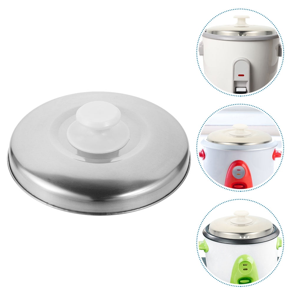 DIAEDGE Rice Cooker Lid Metal Cooker Lid Multi-use Pan Cover Rice ...