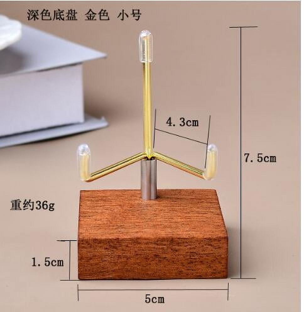 DIAEDGE Rock Display Holder Mineral Display Base Wooden Rock Display ...